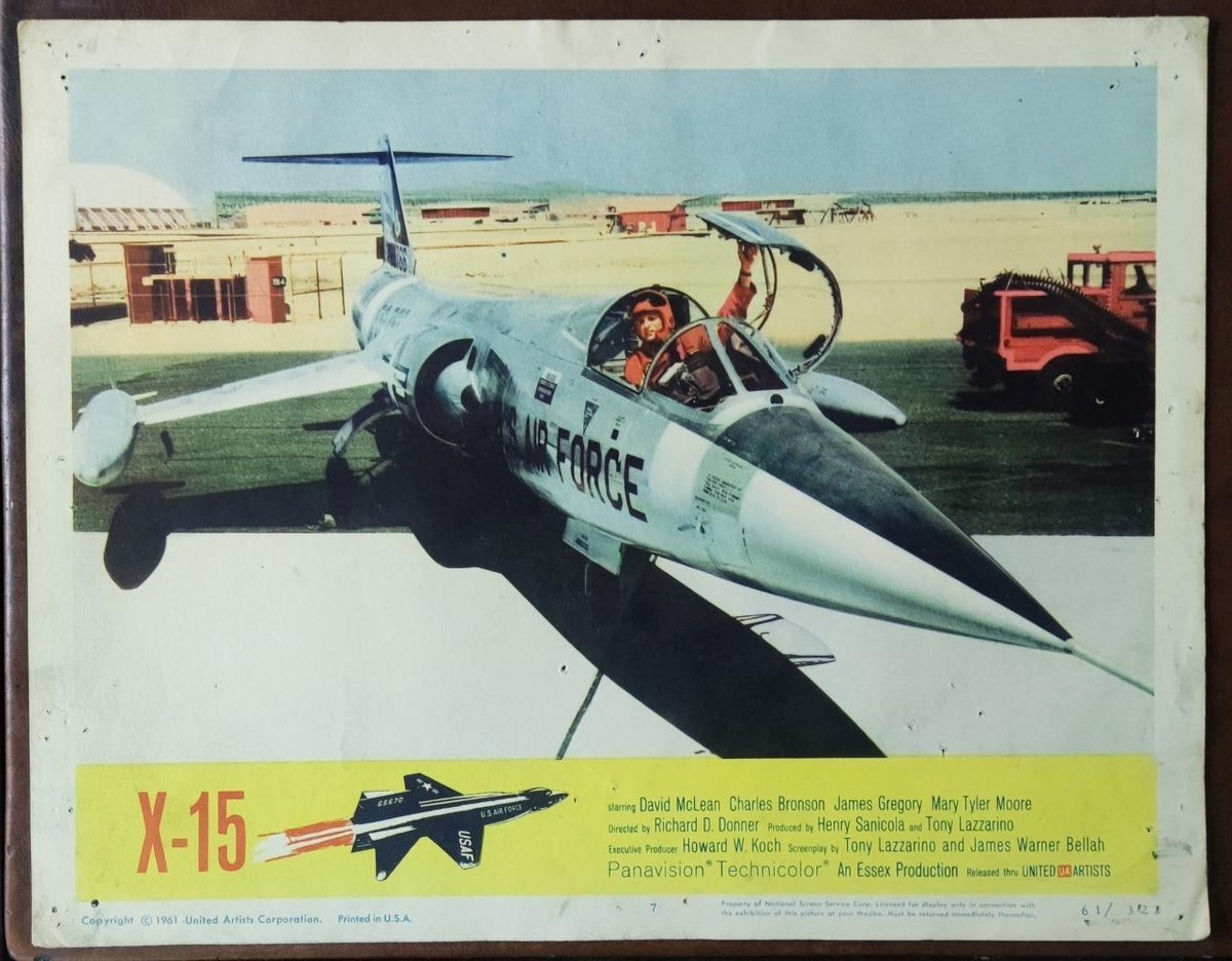 Ralph Taeger Movie X 15 X 15 (Film, 1961) MovieMeter.nl