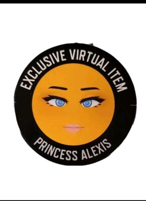 Princess Alexis Face Roblox Virtual Item Code Only! Sent Thru Messages ...