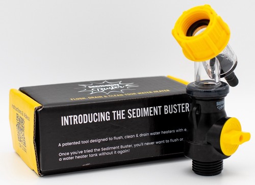 Sediment Buster - Water Heater Cleaning and Flushing Tool - Easy to Use ...