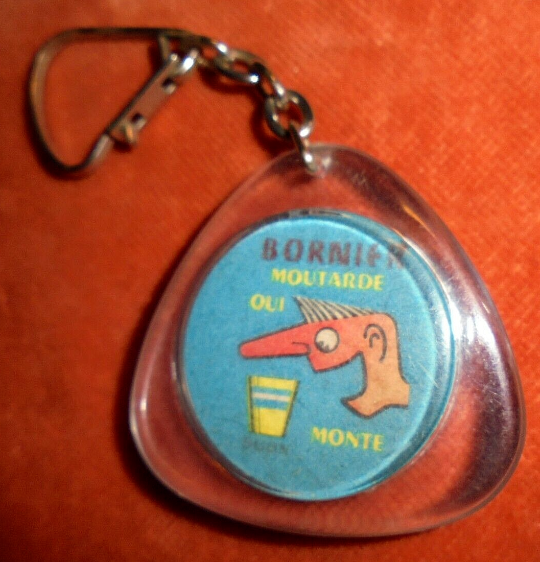 Porte-clés Keyring vintage MOUTARDE BORNIER DIJON 150 ans de qualité ...