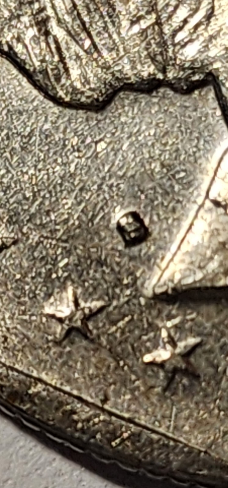 1979-S Mint Mark Over D MINT MARK Susan B. Anthony Dollar And Scars On ...