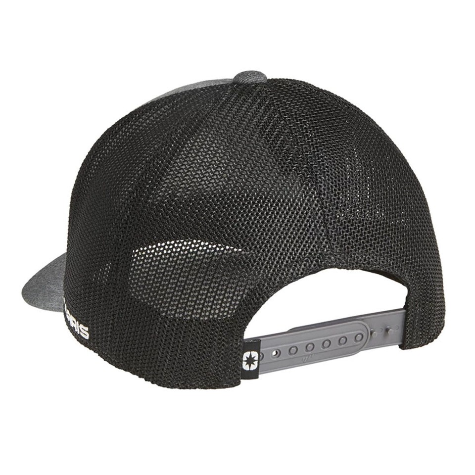 Polaris Gray/Black Eclipse Patch Trucker Hat Baseball Cap Snapback ...