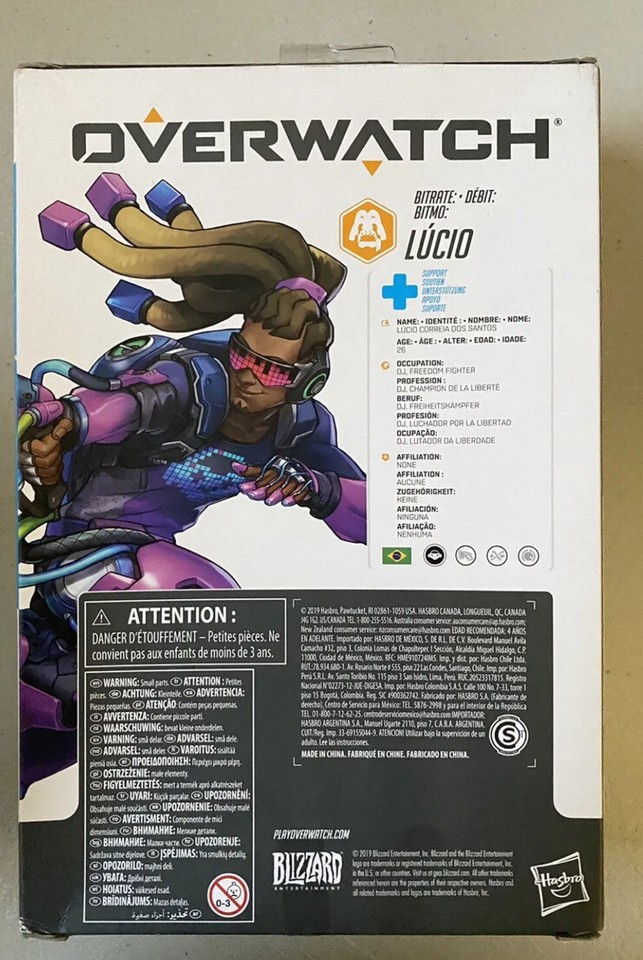 Overwatch Ultimates LUCIO BITRATE Figure Blizzard Hasbro NIB | eBay