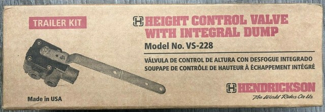 HENDRICKSON VS-228 HEIGHT CONTROL VALVE W/ INTEGRAL DUMP | eBay