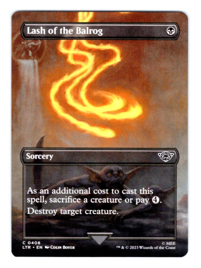 Magic Lash of the Balrog Scene 0408 LTR Lord of the Rings | eBay