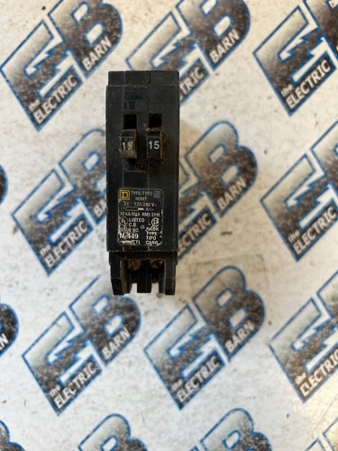 Square D HOMT1515 Tandem Circuit Breaker 15 Amp 120 Volt (2) 1 Pole ...