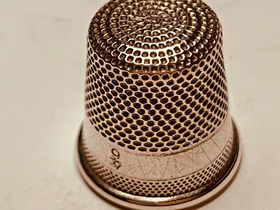 Vintage Sterling Thimble (Crown Mark ) ID. Number 775 | eBay