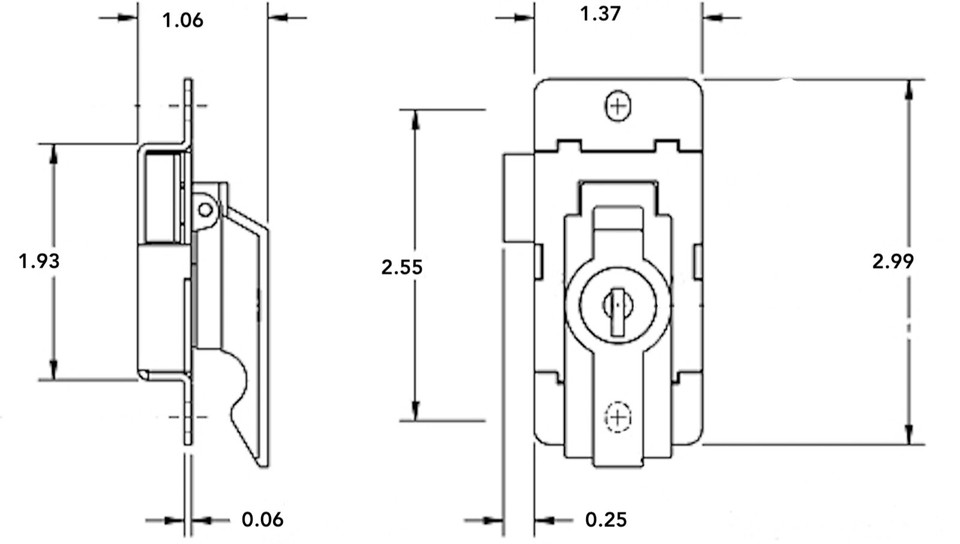 ASPCORBNTEU1 lock for General Electric and ABB panelboards | eBay