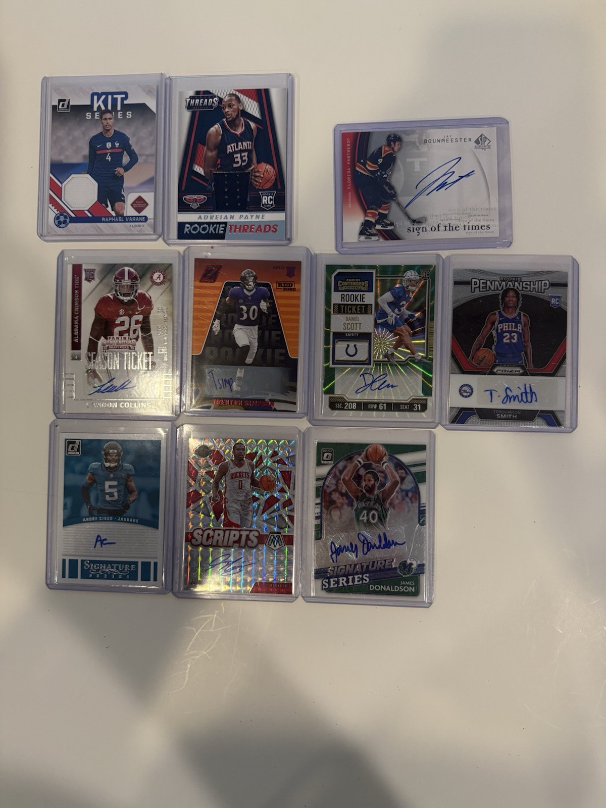 Football Soccer Basketball Auto Patch Mem Card Lot - 10 Cards | eBay