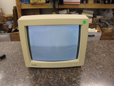 Rare Vintage 1991 Tandy VGM-220 13” CRT Color Monitor - Tested, works ...