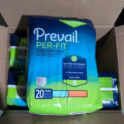 Prevail Daily Briefs Underwear Pull Ups 4 Packs of 22 pairs Youth/Small ...