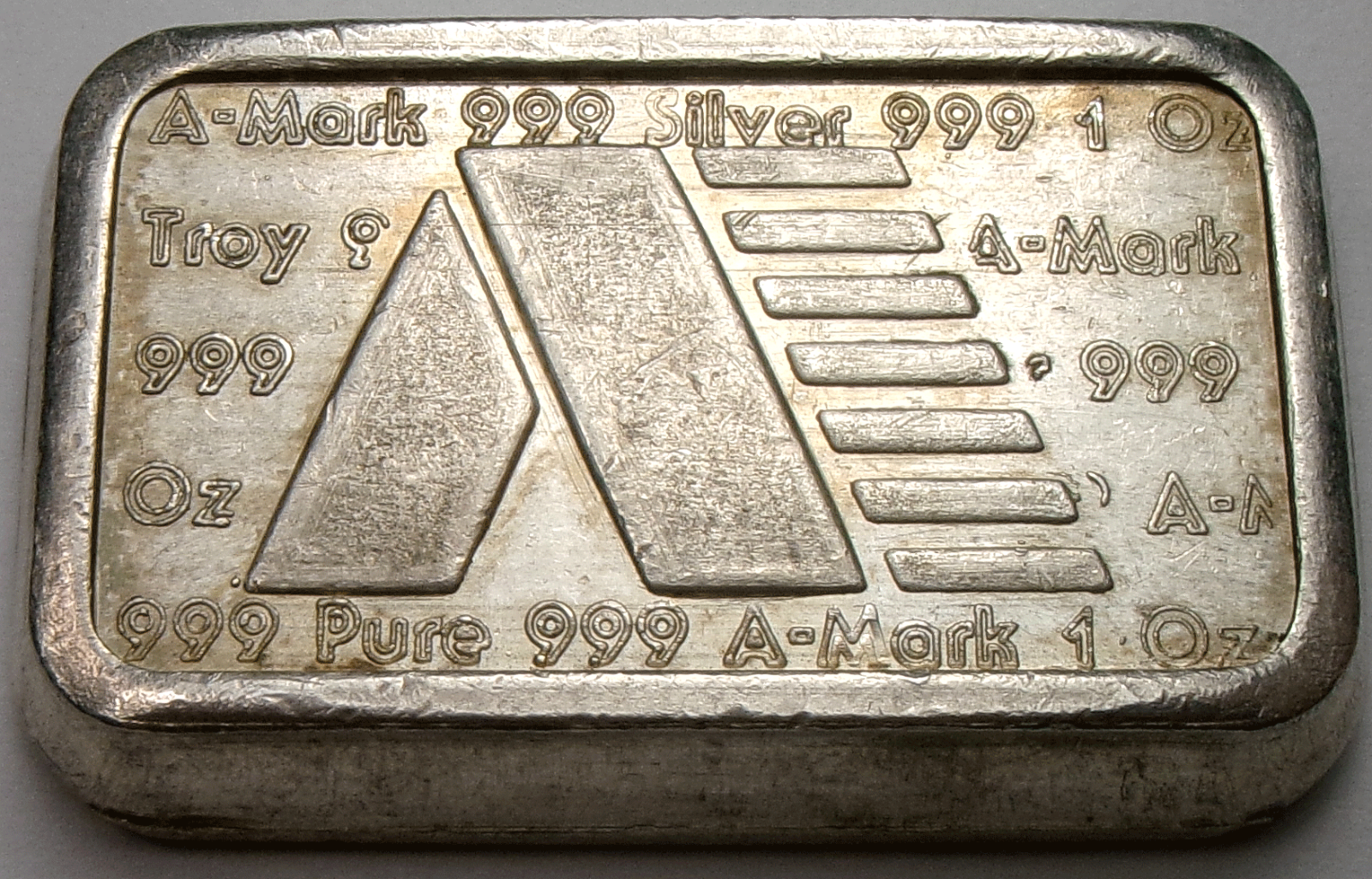 1981 USVI A-Mark Precious Metals Stacker 1 Oz .999 Fine Silver Bar | eBay