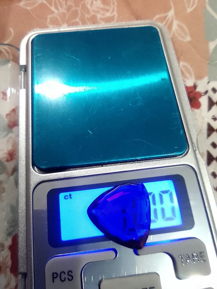 Smoky Quartz Trilliant 17ct Museum Grade Cognac Brown Triangular Eye ...