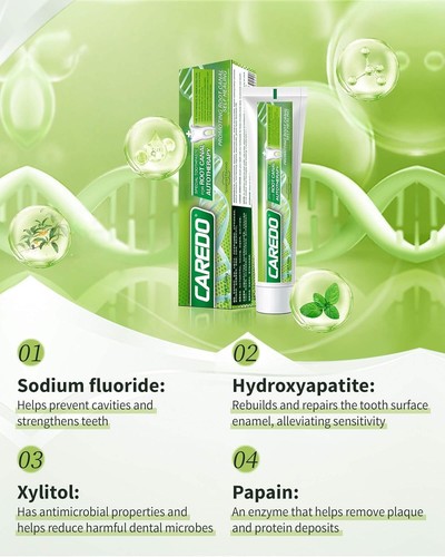 CAREDO Toothpaste Gum Repair for Avoid Root Canal Therapy Gingivitis ...