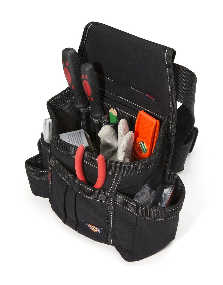 Dickies 8-Pocket Tool Belt/Utility Pouch, Adjustable 2-Inch Adjustable ...