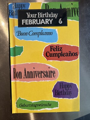 Your birthday February 6, 1990 vintage book | eBay