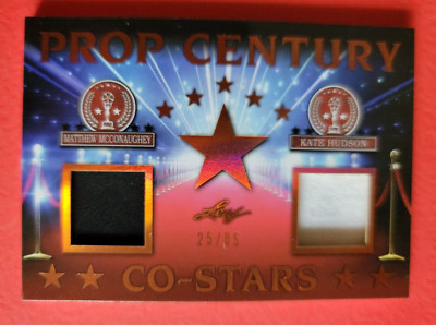 MATTHEW MCCONAUGHEY KATE HUDSON WORN RELIC CARD #d25/85 2019 POP ...