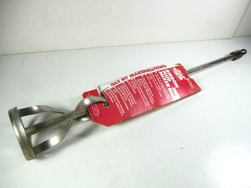 QLT By Marshalltown tools 2x16" Ribbon Mud Mixer 1 gal. drywall & paint ...