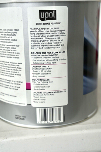 UPOL Dolphin ONE FILL All-In-One Premium Body Filler UP0659 w/Hardener ...