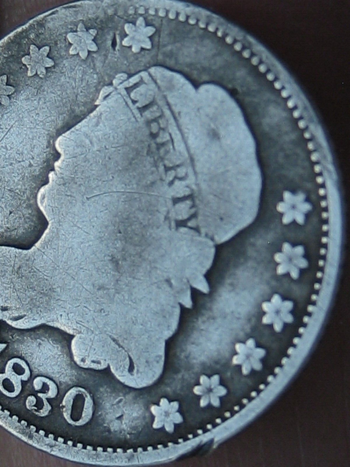 1830 Silver Capped Bust Half Dime, Good Details | eBay