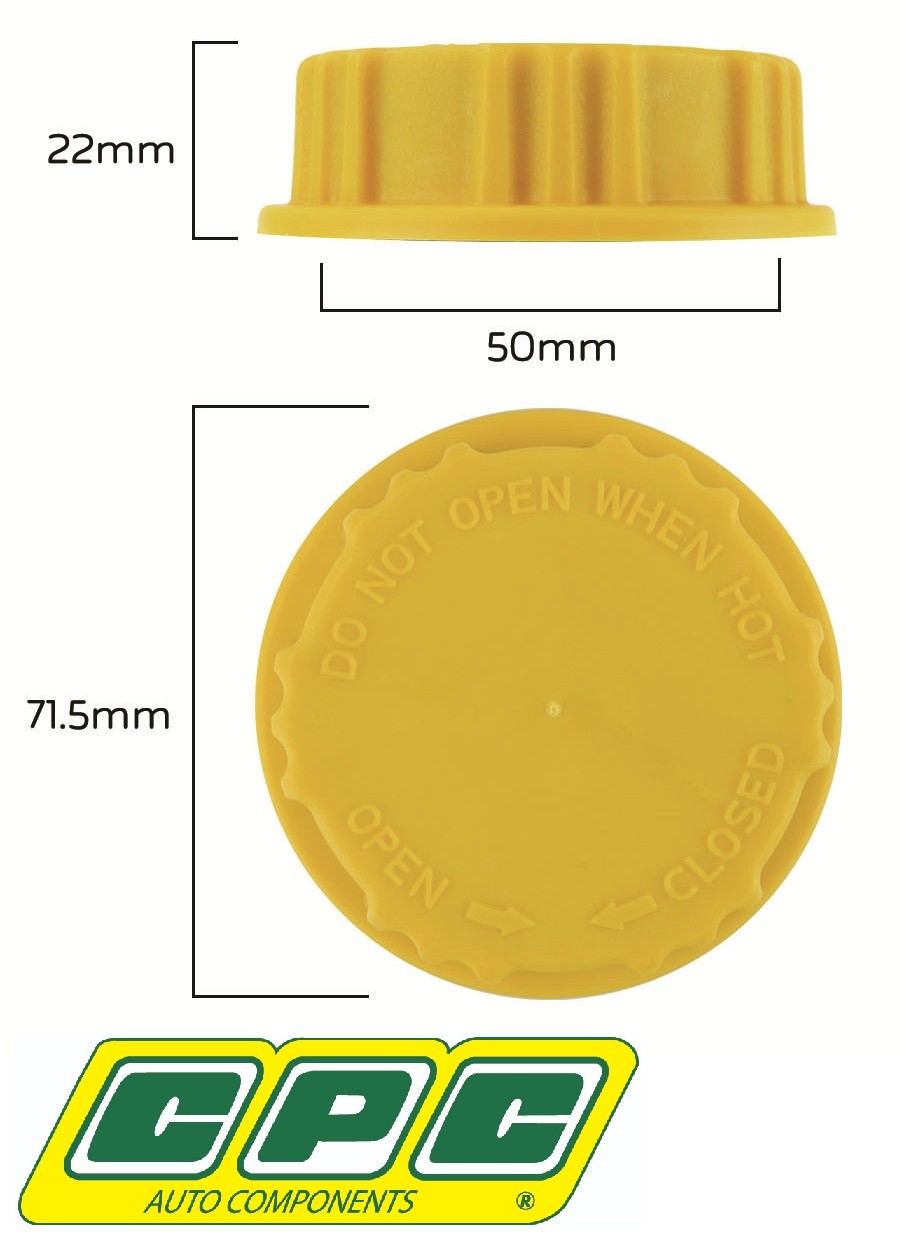 CPC RADIATOR CAP FOR FPV F6 FG BARRA 310T TURBO 4.0L I6 (TILL 12/2012 ...