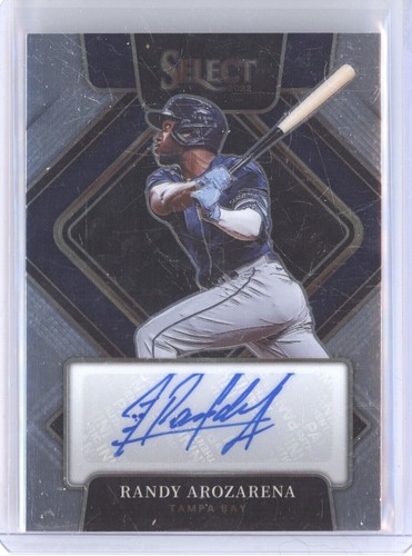 RANDY AROZARENA 2022 PANINI SELECT SIGNATURES AUTOGRAPH 068/299 TAMPA ...