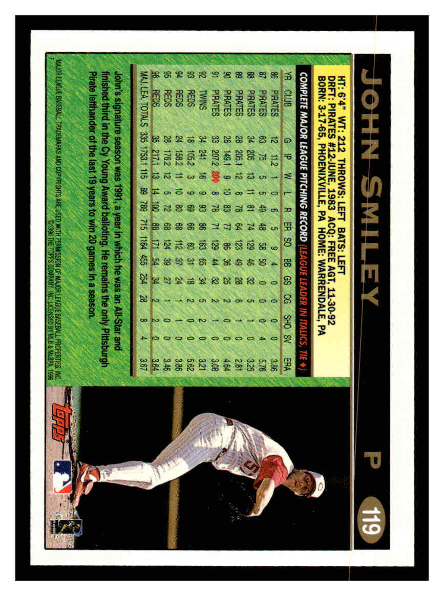 1997+Topps+-+%23119+John+Smiley for sale online | eBay
