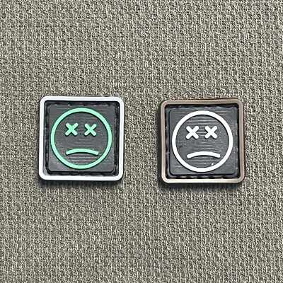 EDC Sad Face Ranger Eye RE Patch Set Clone Cro EDC | eBay