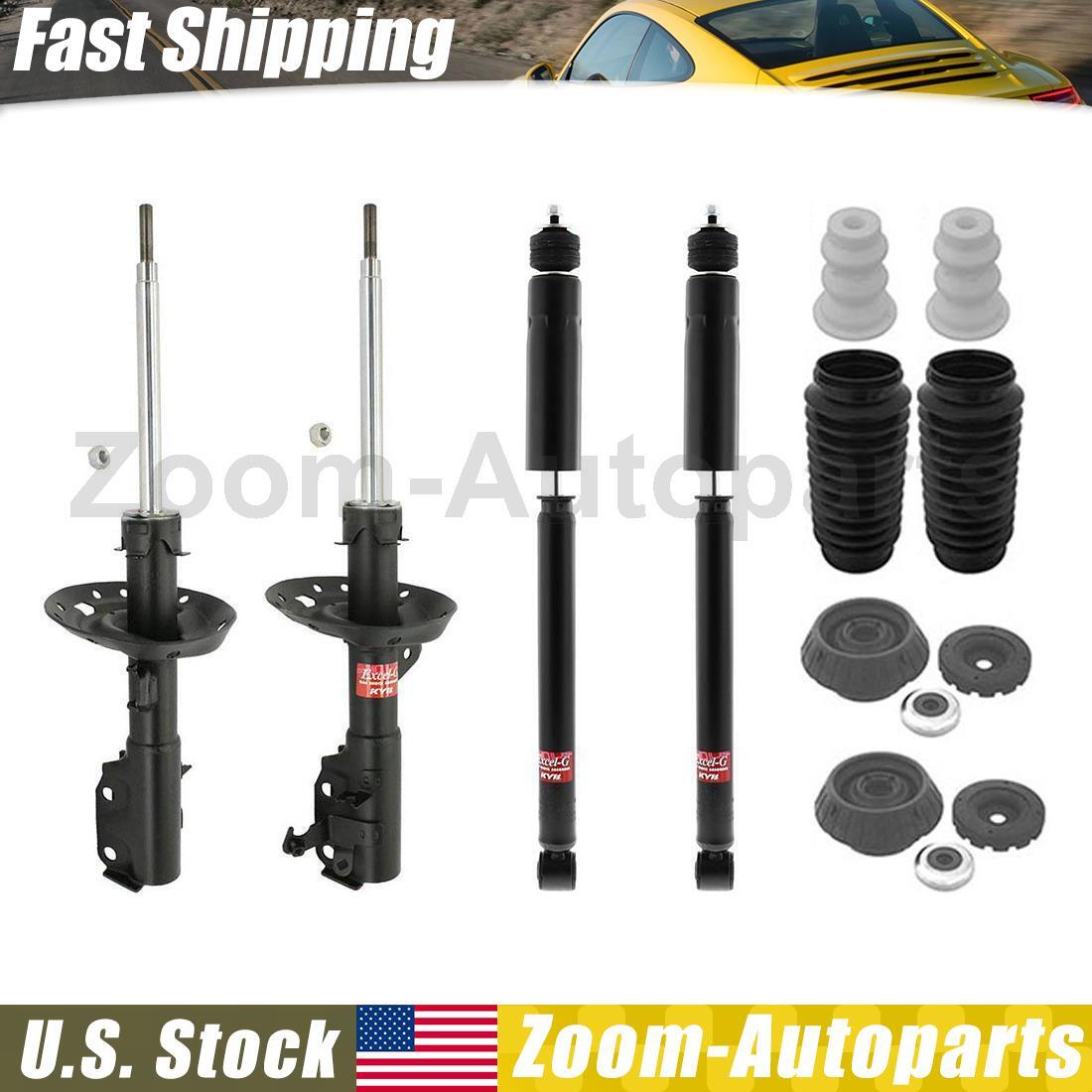 8pcs KYB Front Rear Shocks Struts Bellows Mounts Kit For 2010-2014 ...