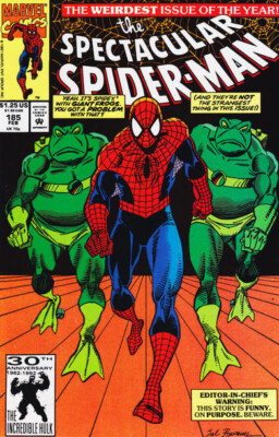The Spectacular Spider-Man #185 Main Cover 1991, Marvel NM | eBay