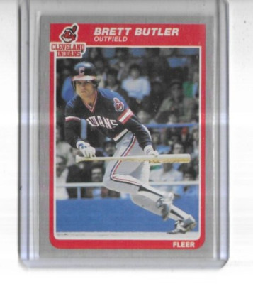 1985 Fleer #441 Brett Butler Cleveland Indians | eBay