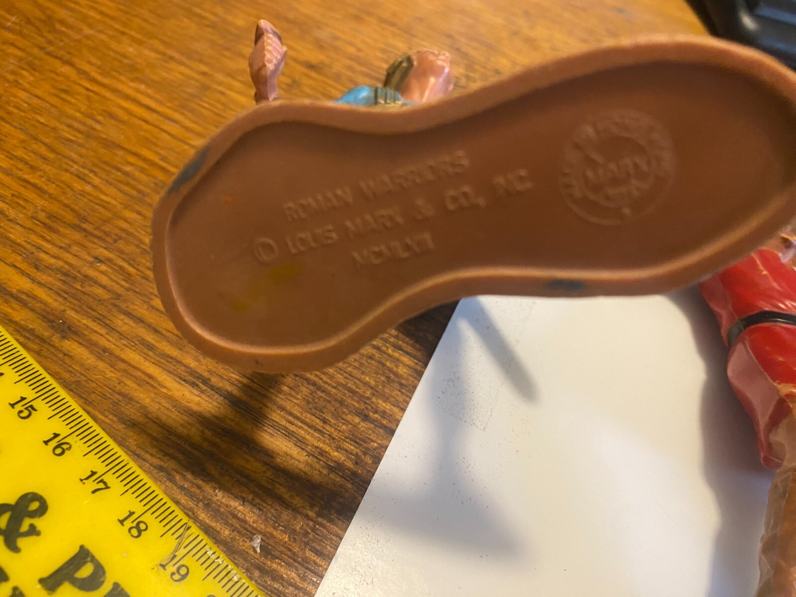 Louis Marx & Co plastic toy soldiers 1963 Roman Vikings made in Hong ...