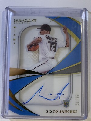 2021 Panini Immaculate Collection SIXTO SANCHEZ RC /99 Auto #SS-SS ...