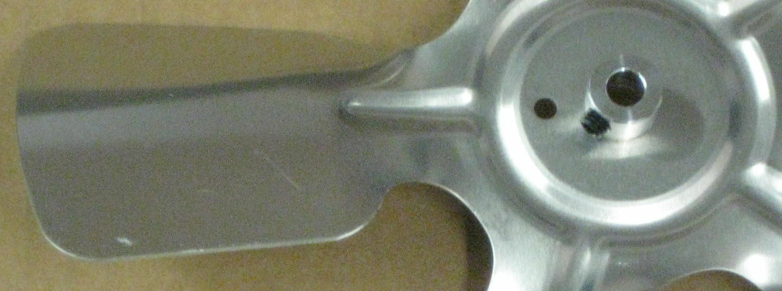 A61312 Metal Fan Blade 10" Diameter 5 Blades 5/16" Bore Hub CW 30 ...