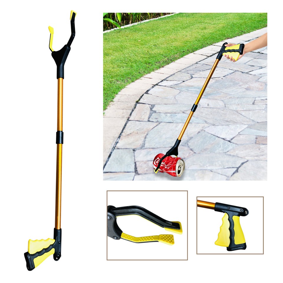 Heavy Duty Grabber Tool Industrial Pick Up Stick Hand Grip Reach Trash ...