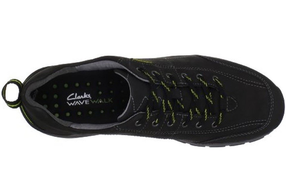 Clarks Wave Trek Walking/Hiking Shoes Women’s 8.5 W Black Nubuck ...