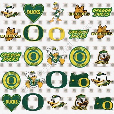 Oregon Ducks Waterslide Nail Art Decals Set Of 50 Instructions & Bonus ...