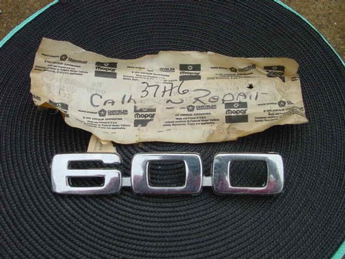 1974 1975 1976 Dodge Fargo 600 Series Trucks EMBLEM NAMEPLATE NOS MoPar ...