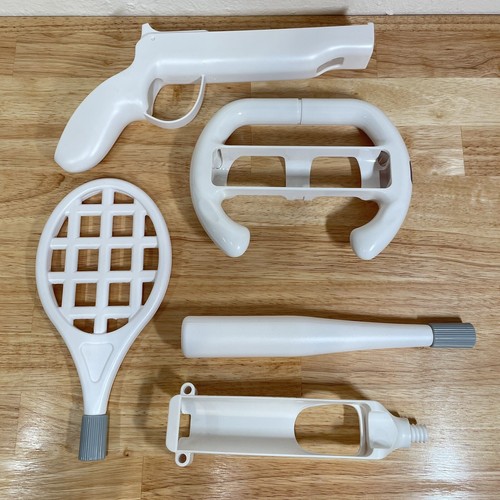 Nintendo Wii Sports Tennis, Baseball Bat, Steering Wheel & Pistol ...