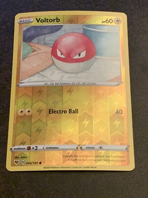 Voltorb - 045/185 - Reverse Holo - Vivid Voltage - Pokemon Card | eBay