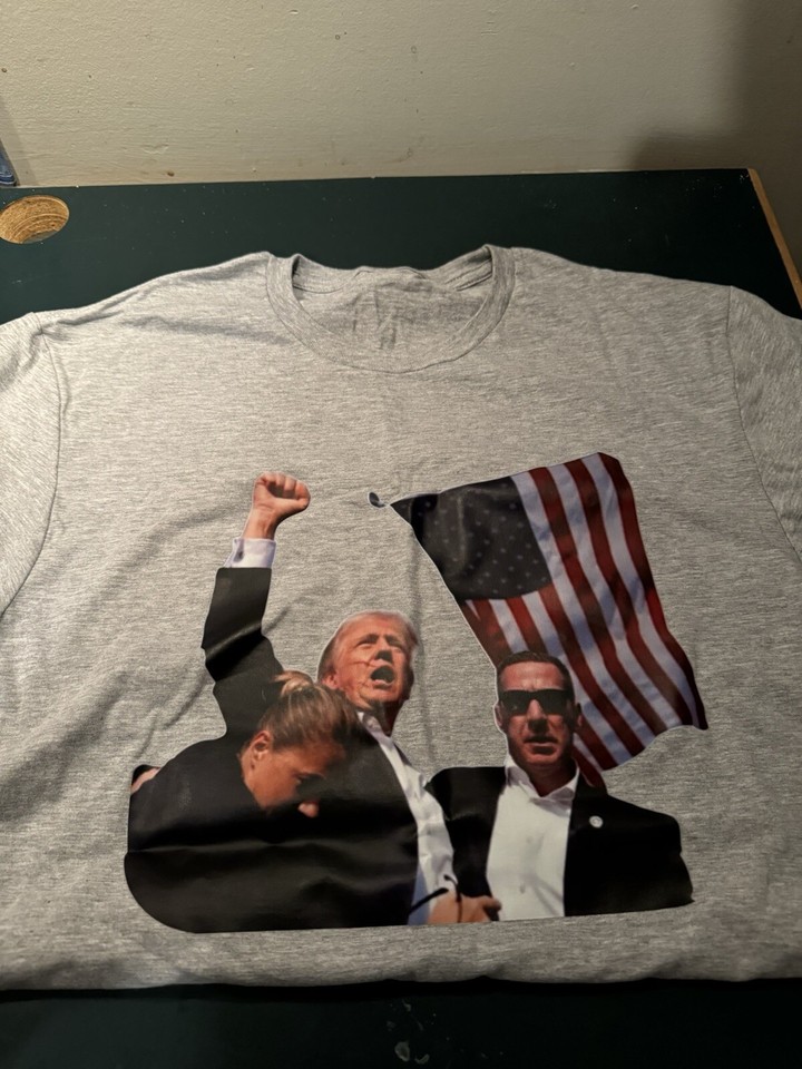 Used Trump T Shirt Size Medium Cotton Fabric | eBay