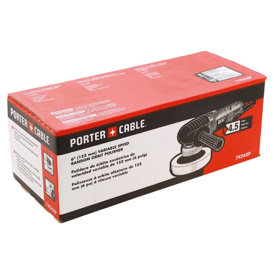 Porter Cable Random Orbital Polisher Swirl Free Variable Speed 6 Inch ...