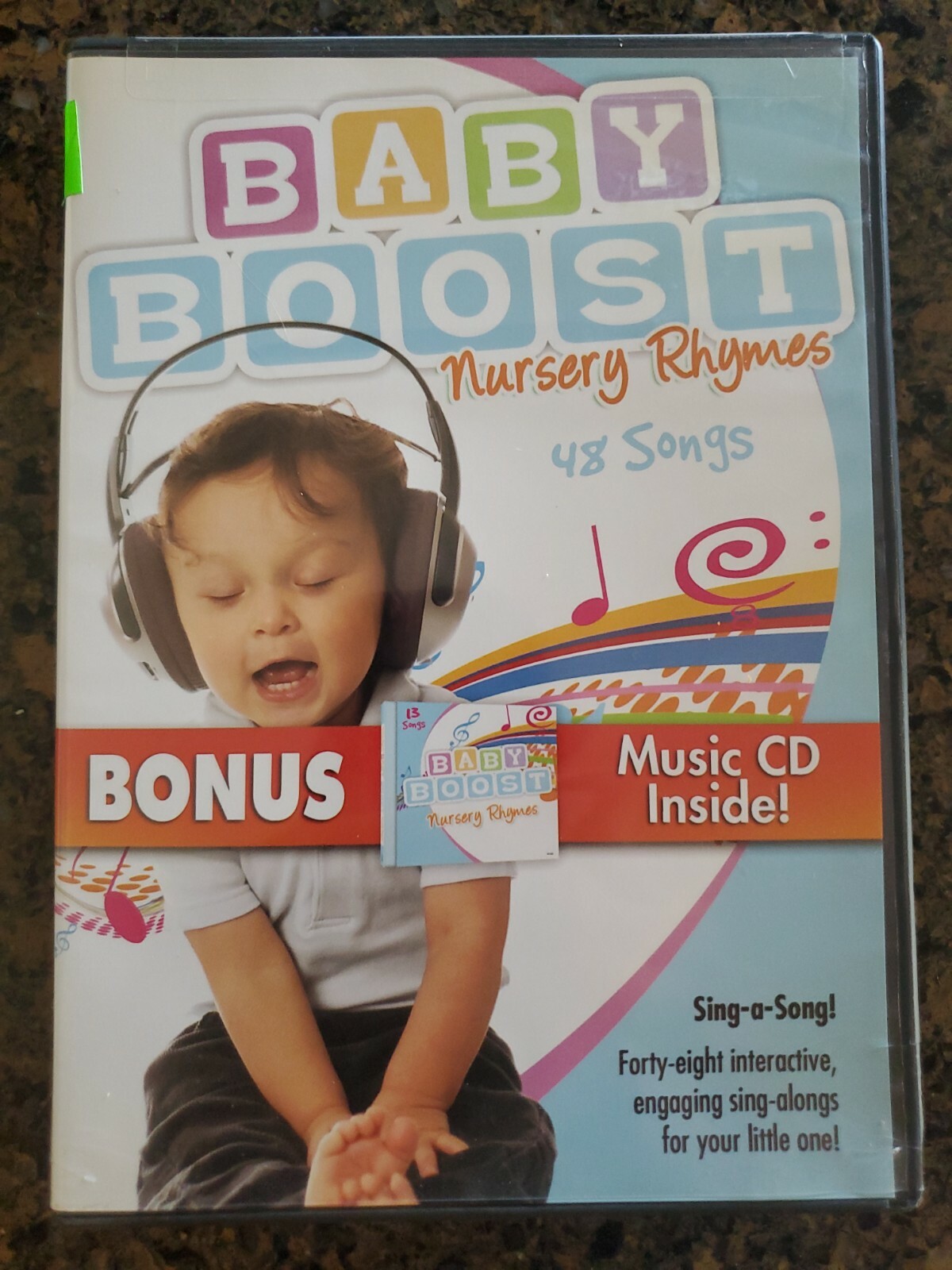Baby Boost Nursery Rhymes DVD wIth Bonus Music CD Sing-a-Song ...