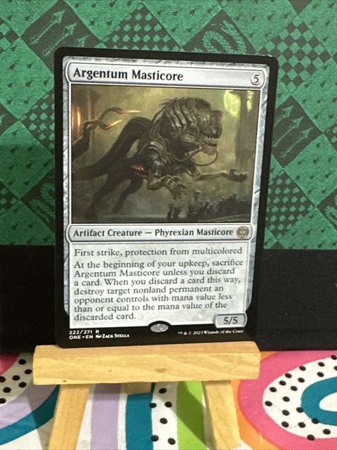 MTG Argentum Masticore Phyrexia: All Will Be One 222/271 Regular Rare ...