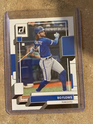 2022 Donruss Nickname Variations #170 Bo “Flows” Bichette Toronto Blue ...