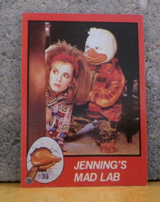 HOWARD THE DUCK 1986 TOPPS TRADING CARD - JENNING'S MAD LAB | eBay