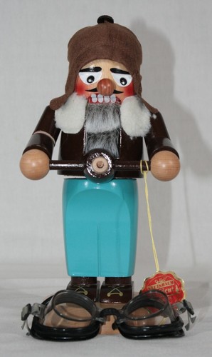 VINTAGE ORIGINAL STEINBACH S752 Chubby AVIATOR NUTCRACKER | eBay