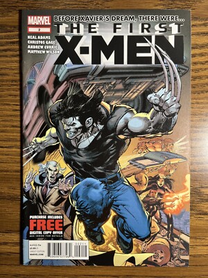 THE FIRST X-MEN 2 WOLVERINE SABRETOOTH NEAL ADAMS COVER MARVEL COMICS ...