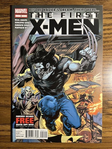 THE FIRST X-MEN 2 WOLVERINE SABRETOOTH NEAL ADAMS COVER MARVEL COMICS ...