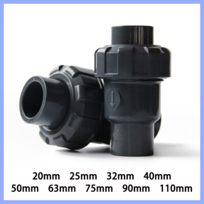 UPVC One Way Non Return Flap Check Valve Pipe Fittings 20 25 32 40 50 ...